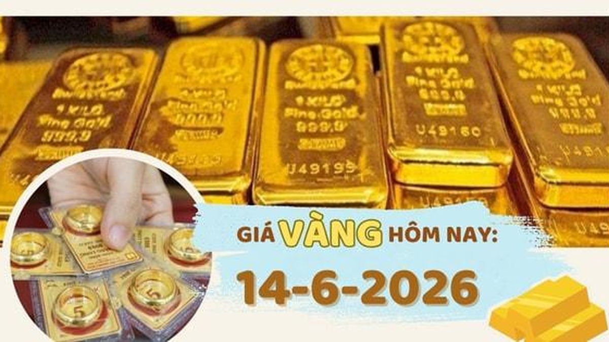 Giá vàng hôm nay 14-6: Nghiêng về kịch bản giảm trong tuần mới