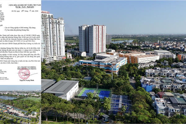 Hà Nội chỉ đạo xử lý vi phạm tại Khu đô thị Gamuda Gardens