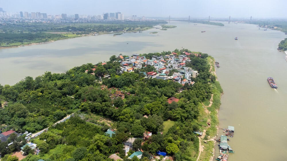 Cụm công viên bãi sông Ngọc Thụy Trục cảnh quan sông Hồng rộng hơn 105 ...